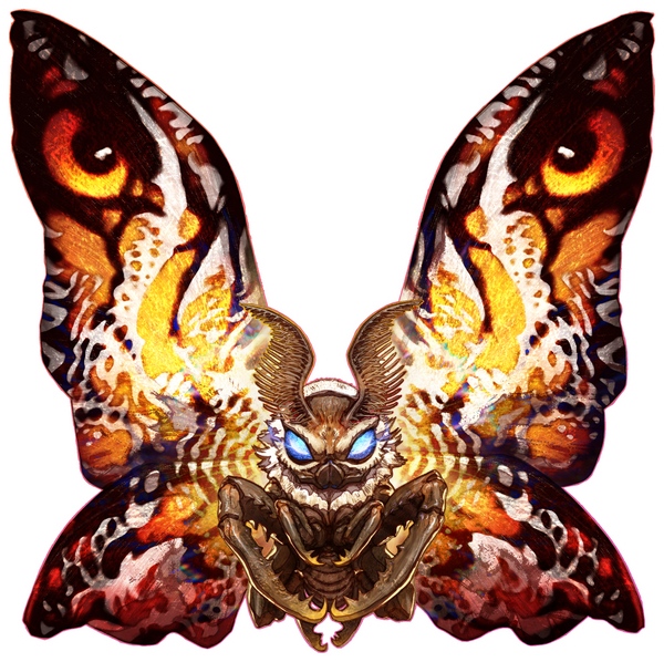 Mothra Sticker – Art of RJ Palmer